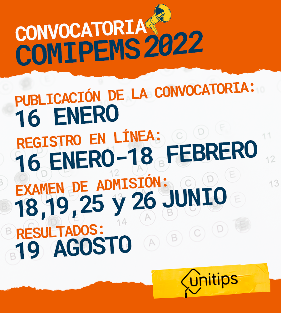 Convocatoria Comipems 2022